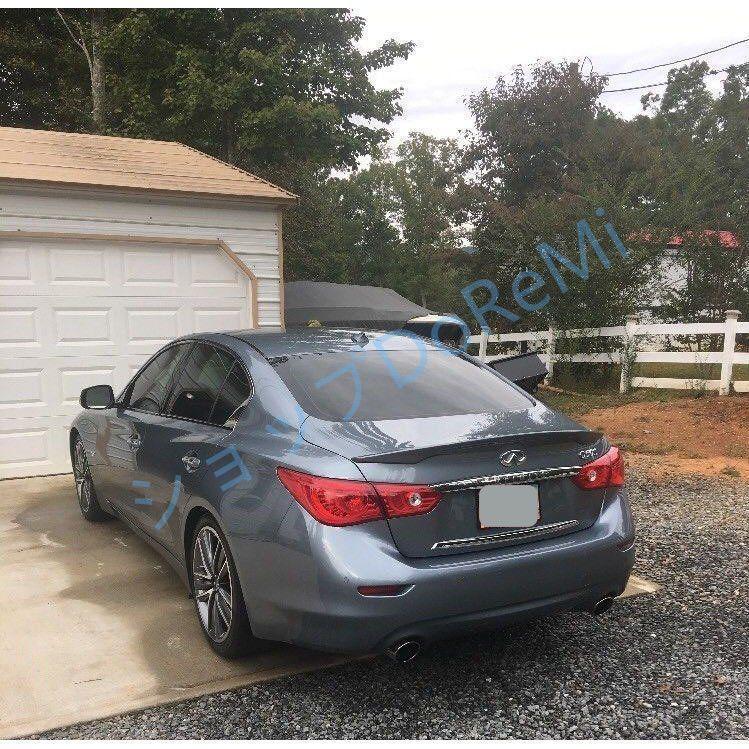 14-18 スカイライン V37 INFINITI Q50 リヤスポイラーウイング 色塗装 トランクスポイラー ABS製 塗装品 OEタイプ 各色付 : taotaoショップ - 通販 ...