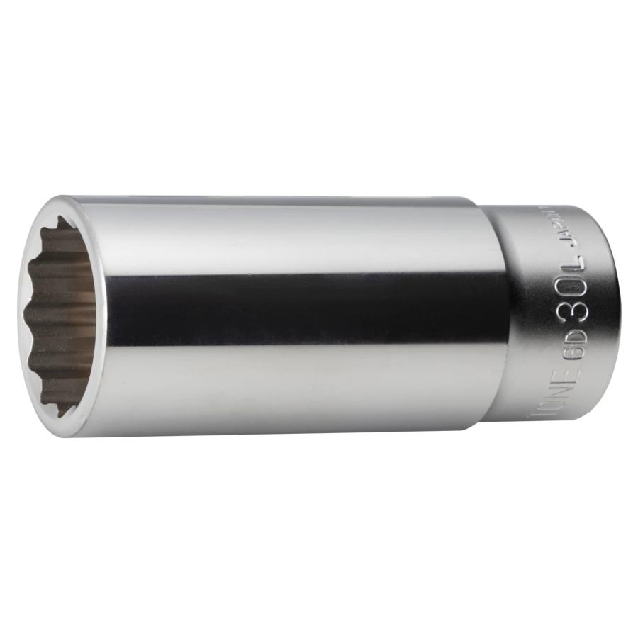 トネ(TONE) ディープソケット(12角) 6D-30L 差込角19.0mm(3/4") 二面幅30mm : タランストア - 通販 - Yahoo!ショッピング