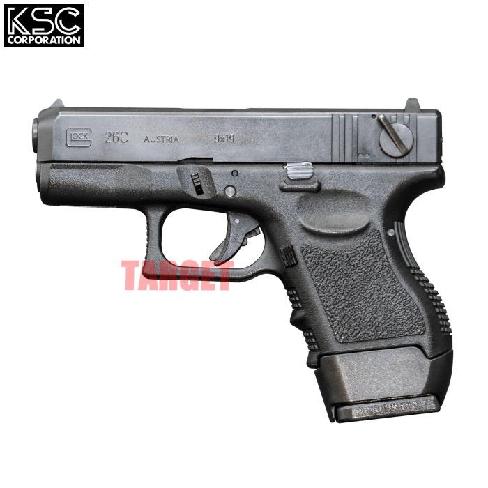 2月21日頃再販予定】G26C スライドヘヴィウェイト システム7 ガスブローバック 18歳以上 (HW Gシリーズ GLOCK26C グロック26C) : ksc-aa205 ...