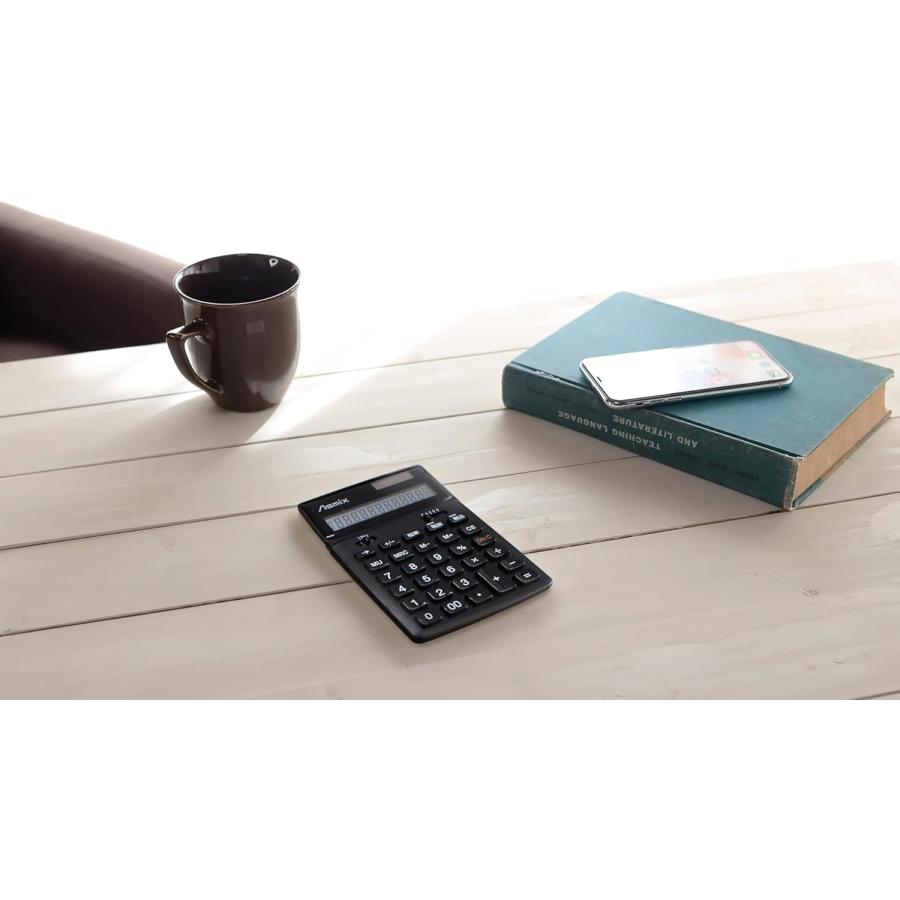 アスカ ビジネスカラー電卓 卓上 12桁 税率設定 新税率対応 ブラック かっこいい電卓 C1251BK [送料無料] :ASK-C1251BK:タローズダイレクト Yahoo!店 - 通販 ...