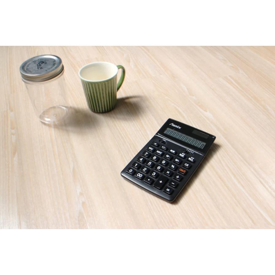 Asmix アスカ ビジネスカラー電卓 卓上 12桁 税率設定 新税率対応 ブラック かっこいい電卓 C1251BK [送料無料] : タローズダイレクト Yahoo!店 - 通販 ...
