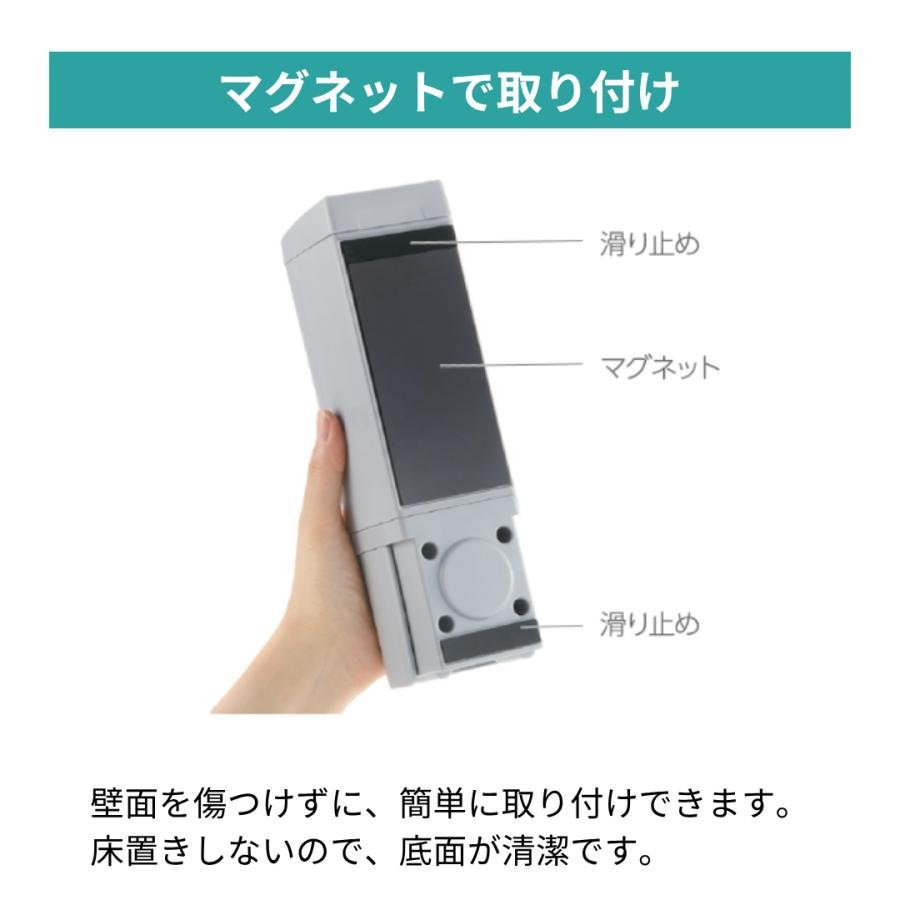 リッチェル マグネットディスペンサー シャンプーディスペンサー 500ml リキッド 液体 2個セット / マグネット セット ソープ Richell 磁石 シャンプー ボトル : TARO ...