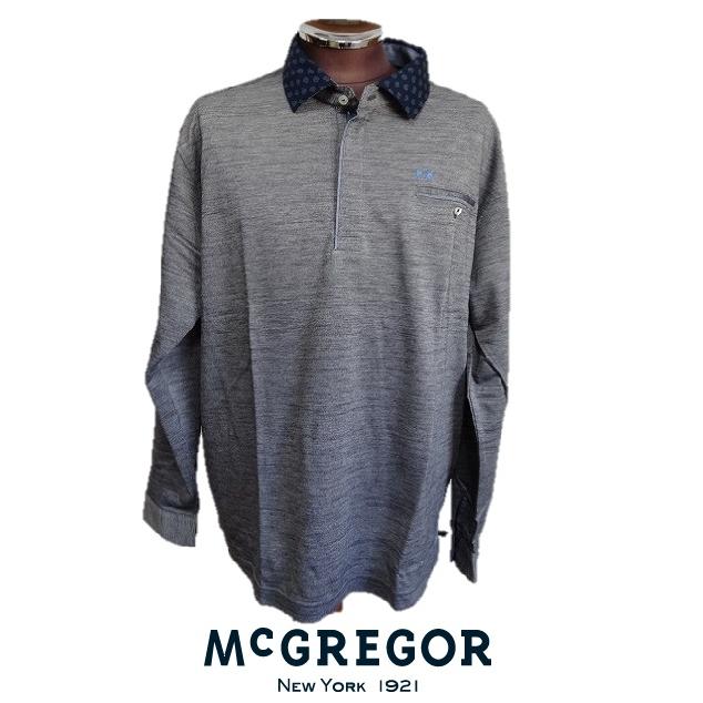 McGREGOR マクレガー（McGREGOR）・スラブメランジ長袖ポロシャツ （3L） 吸汗速乾 マクレガーメンズ : ミハト&タロウ - 通販 - Yahoo!ショッピング