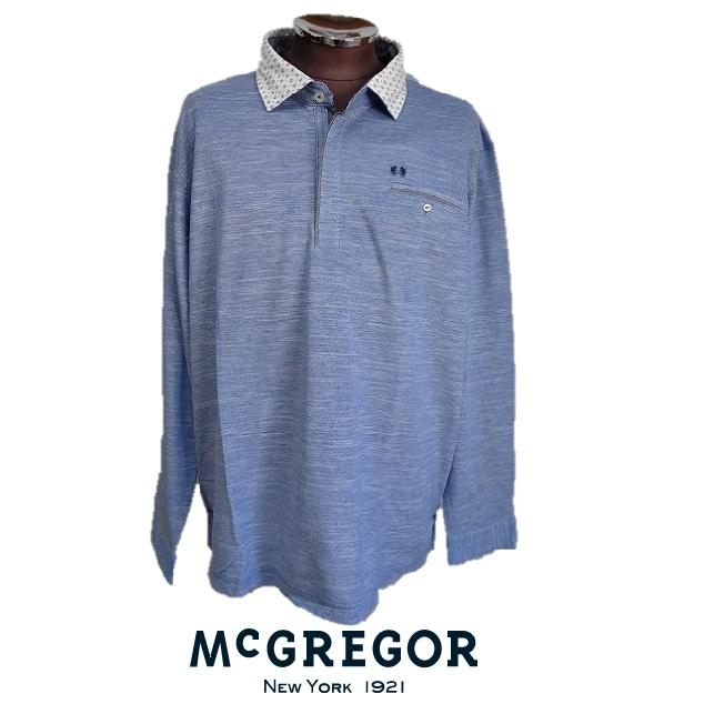 McGREGOR マクレガー（McGREGOR）・スラブメランジ長袖ポロシャツ （3L） 吸汗速乾 マクレガーメンズ : ミハト&タロウ - 通販 - Yahoo!ショッピング