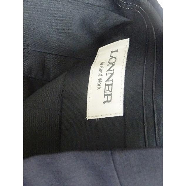 ロンナー（LONNER）・ワンタック ウールスラックス 春夏パンツ （ネイビー） 76 79 : ミハト&タロウ - 通販 - Yahoo!ショッピング