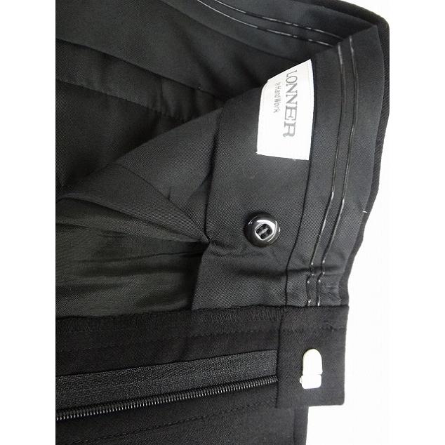 ロンナー（LONNER）・ワンタック ウールスラックス 秋冬パンツ （ブラック） 85 94 100 : ミハト&タロウ - 通販 ...