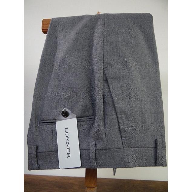 ロンナー（LONNER）・ノータック ウールスラックス 秋冬パンツ （グレー） 73 76 : ミハト&タロウ - 通販 - Yahoo!ショッピング