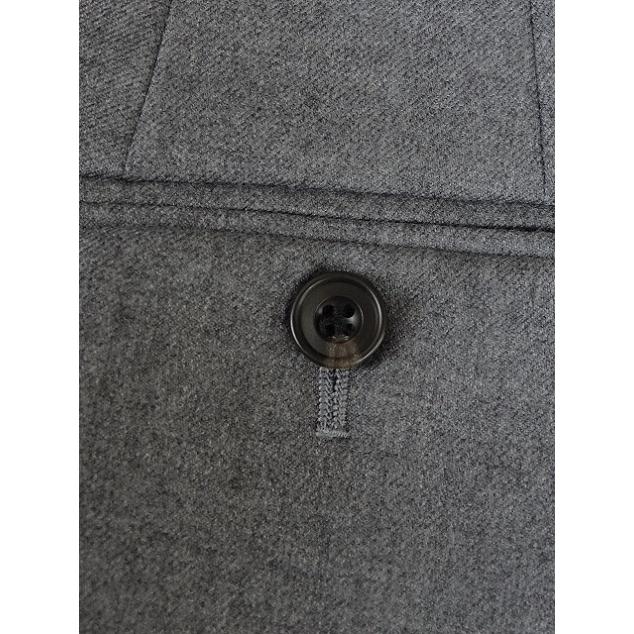 ロンナー（LONNER）・ノータック ウールスラックス 秋冬パンツ （グレー） 73 76 : ミハト&タロウ - 通販 - Yahoo!ショッピング