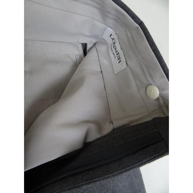 ロンナー（LONNER）・ノータック ウールスラックス 秋冬パンツ （グレー） 73 76 : ミハト&タロウ - 通販 - Yahoo!ショッピング