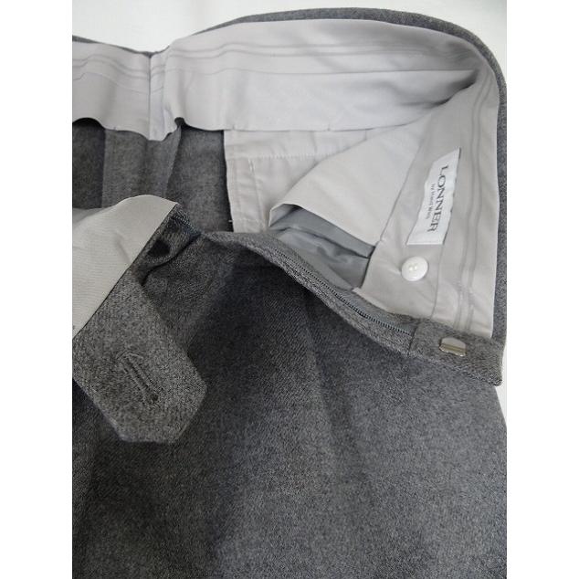 ロンナー（LONNER）・ワンタック ウールスラックス 秋冬パンツ （グレー） 88 91 : ミハト&タロウ - 通販 - Yahoo!ショッピング