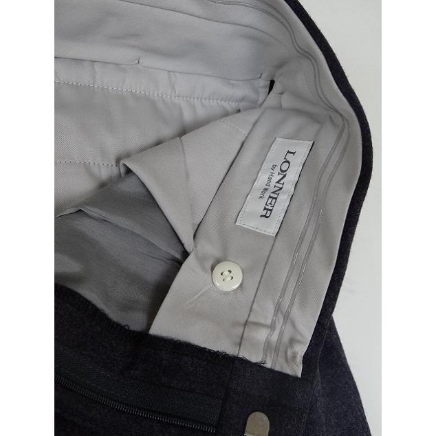 ロンナー（LONNER）・ワンタック ウールスラックス 秋冬パンツ （パープル） イタリア製服地 91 94 : ミハト&タロウ - 通販 ...