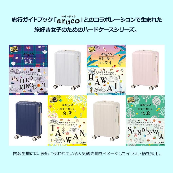 World Traveler ワールドトラベラー エース aruco スーツケース 05282 Mサイズ 40L 1泊 2泊 3泊 旅行 キャリー : TascheJack - 通販 ...