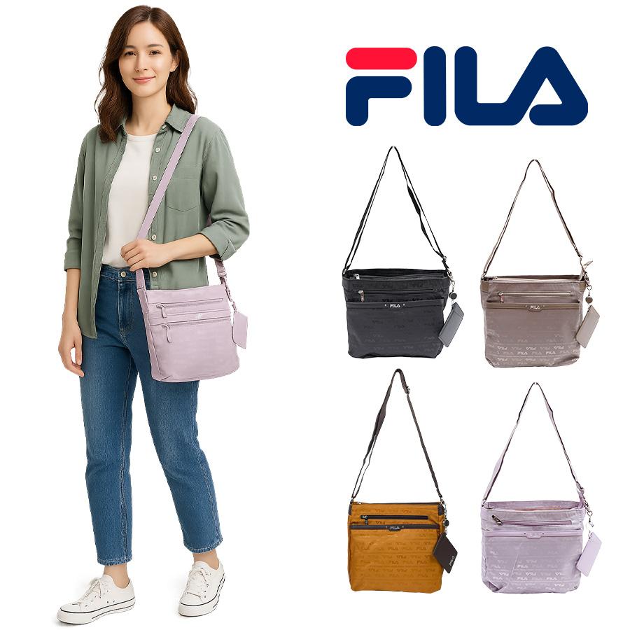 FILA 【レターパック配送】FILA フィラ フラワーシリーズ ジャガード 薄マチ ショルダー 斜め掛け 肩掛け 7691 パスケース 鞄 超軽量 人気 ラッピング 母の日 ...