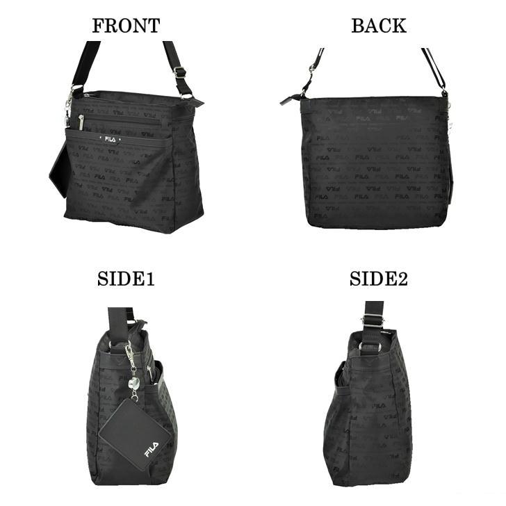 FILA 【レターパック配送】FILA フィラ フラワーシリーズ ジャガード 薄マチ ショルダー 斜め掛け 肩掛け 7691 パスケース 鞄 超軽量 人気 ラッピング 母の日 ...