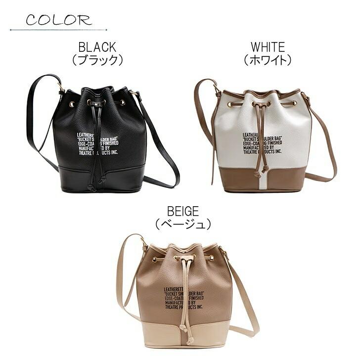 THEATRE PRODUCTS シアタープロダクツ BUCKET SHOULDER BAG バケット ショルダーバッグ PANFELD M寸 ...