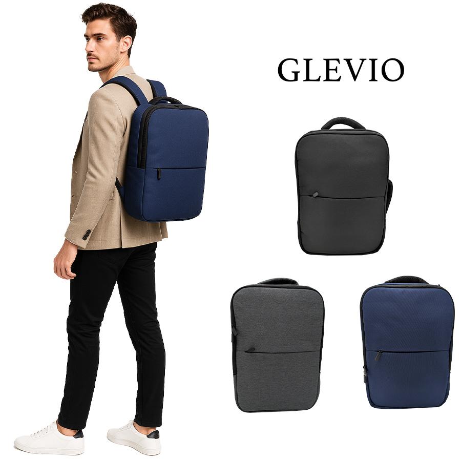 【GLEVIO】 fs18 3WAYリュック バックパック かばん カバン 鞄 バッグ ビジネス 通勤 普段使い 使いやすい シンプル ユニセックス ギフト プレゼント ブラック ...