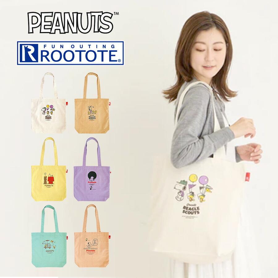 ROOTOTE 【ROOTOTE】 8595 IP.TALL.Peanuts-9A トートバッグ 大き目 A4 縦長 スヌーピー ピーナッツ シンプル レディース おしゃれ かわいい ...