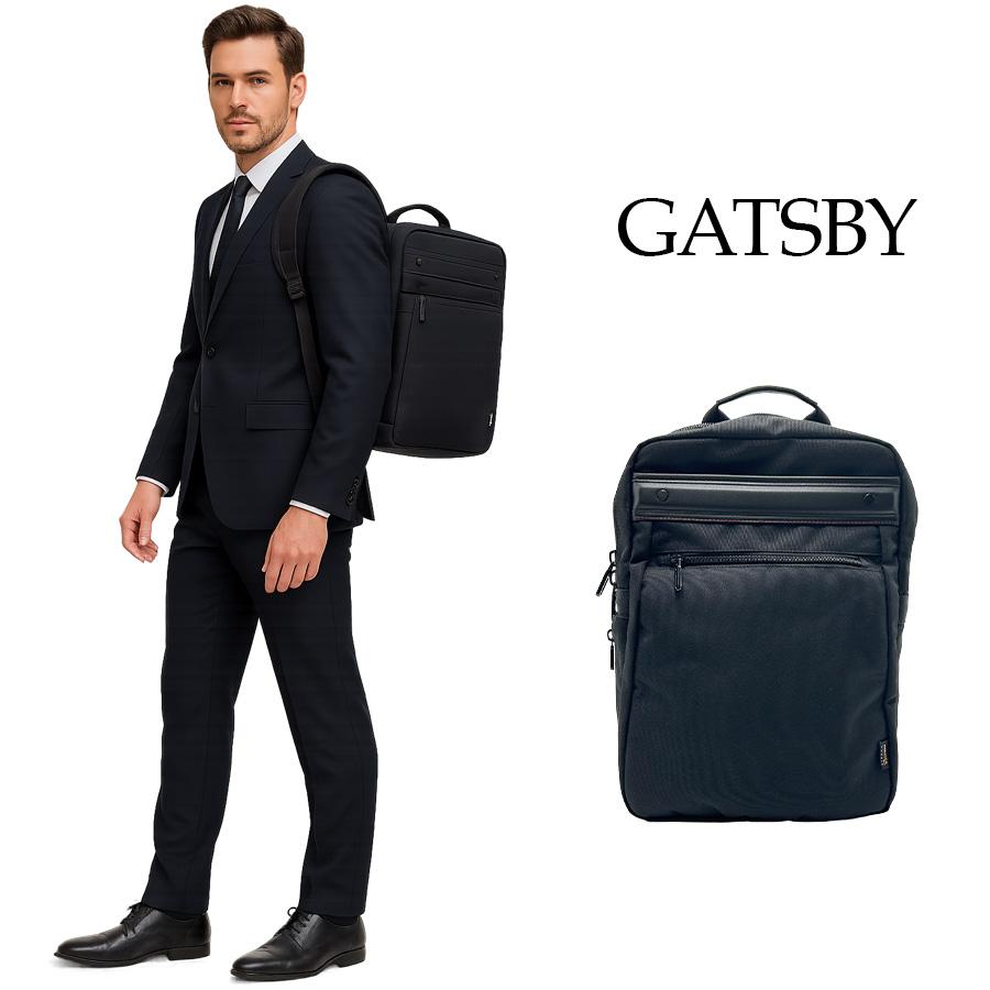 【当店オリジナルエコバッグプレゼント中！】【GATSBY】103-11035 ビジネスリュック かばん カバン 鞄 バッグ バックパック 日常 普段使い 使いやすい 便利 多機能 シンプル ギャッツビー ブラック おしゃれ ユニセックス 通勤 会社 営業 GATSBY】103-11035 ビジネスリュック かばん ユニセックス 日常 普段