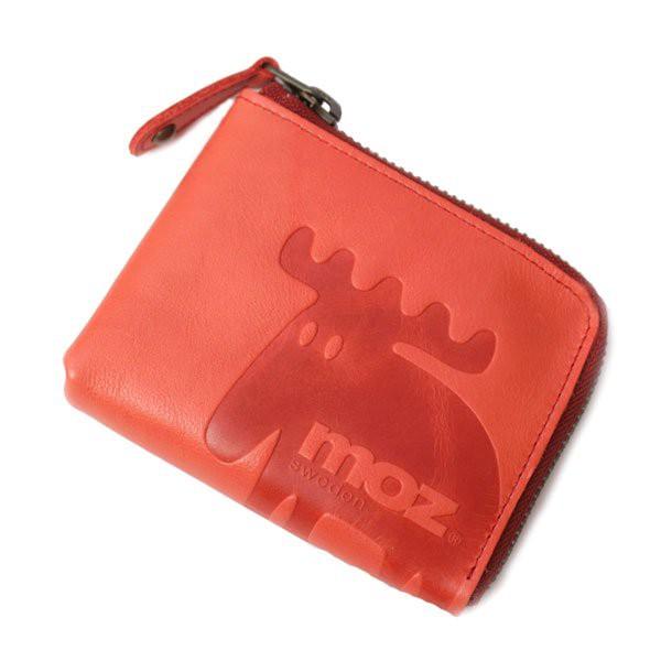 【レターパック配送】moz モズ ミニ財布 Elk ZNWE-86005 財布 ウォレット 折り財布 女性 かわいい 母の日 本革 人気 スウェーデン アニマル エルク ヘラジカ : znwe ...