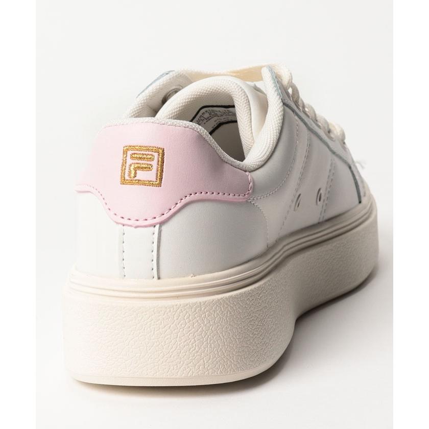 FILA（フィラ） SALE COURT PLUMPY SL WHITE/PINK USS21091155 FILA スニーカー コートプラン ...