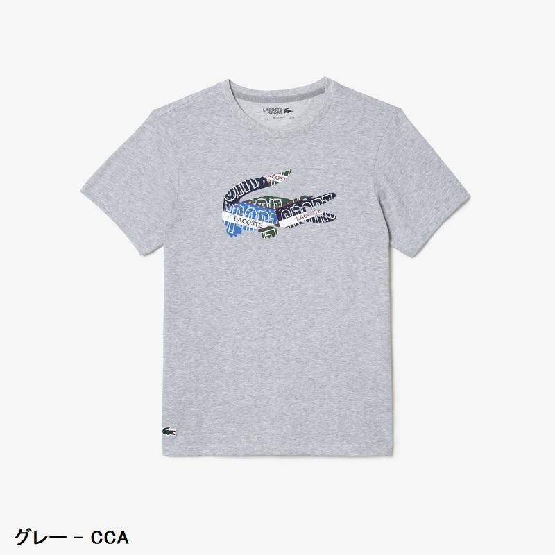 LACOSTE ラコステ コラージュワニロゴクルーネックTシャツ TH1801-10 『ポスト投函対応商品』 メンズ : TASHIRO ...