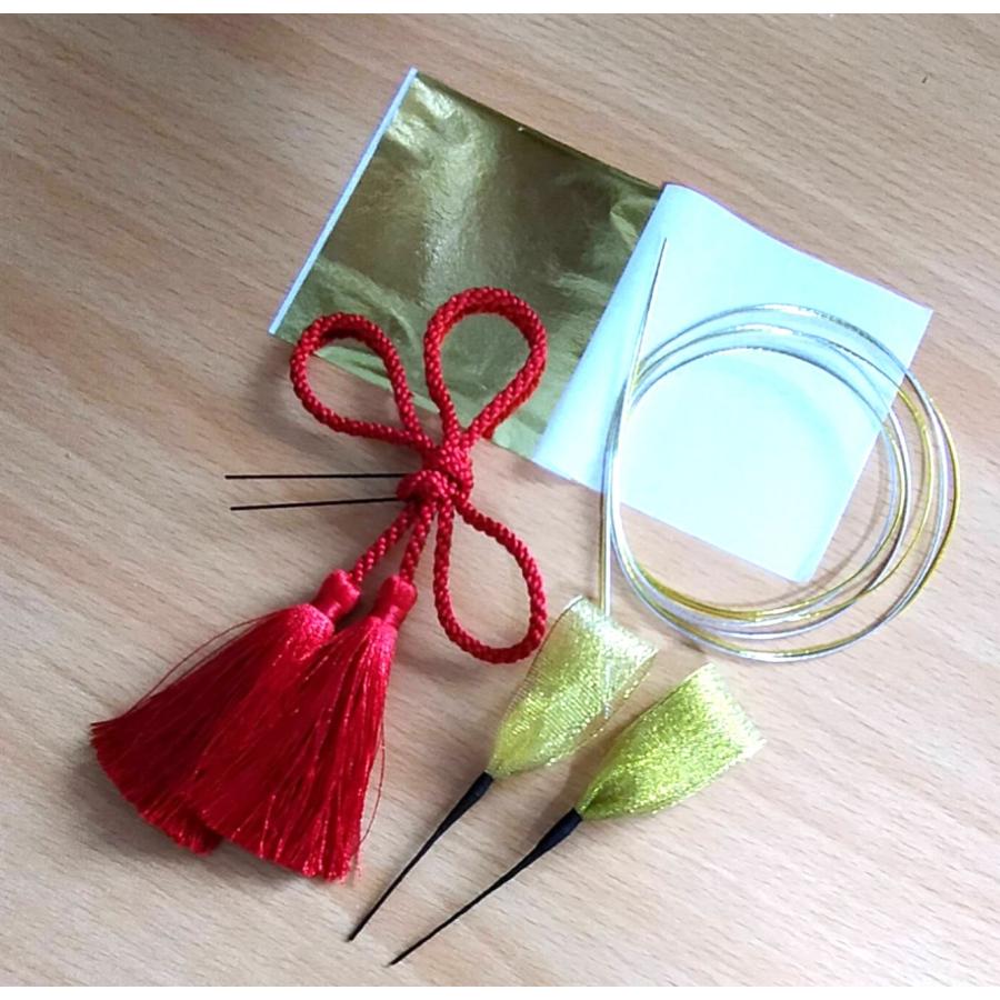 [髪飾りTATA8]成人式 振袖 卒業式 袴 結婚式 かんざし 水引き 着物 和装 全髪型対応 ポニーテール タッセル 金箔 リボン 赤/ゴールド/シルバー0049 : ハンドメイド髪飾り専門 ...