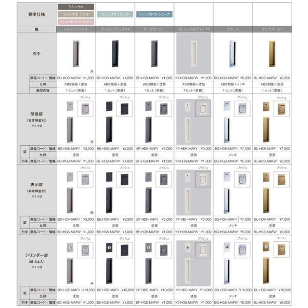 ラシッサ 【オーダーサイズ 】リクシル ラシッサD ヴィンティア Vレール方式 片引戸 標準タイプ AVKH-LAY ノンケーシング枠 W1188〜1992mm×H1728〜2425mm ...