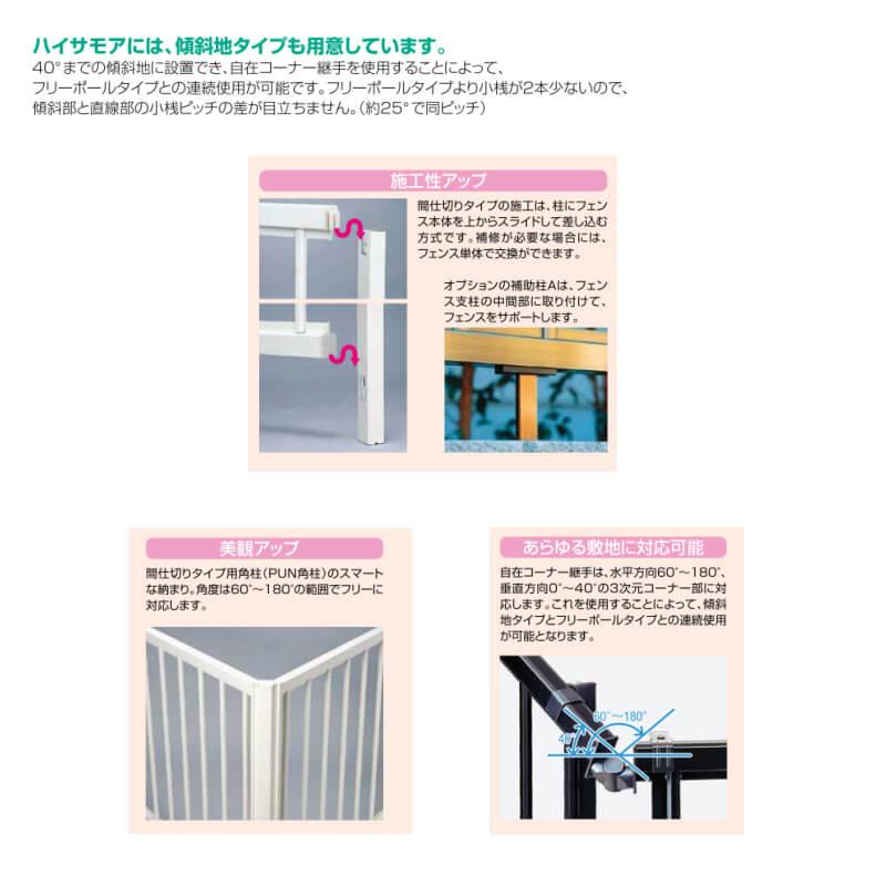 LIXIL フェンス ハイサモア 間仕切りタイプ T-6 本体 2000×600mm : 建具専門店 - 通販 - Yahoo!ショッピング