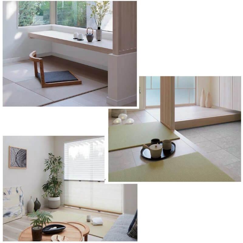 LIXIL アクセント畳 ZZ-00 -MARR 1ケース2枚入り(1.34m2) サイズ 820mm×820mm リクシル たたみ タタミ 畳 フローリング 敷くだけ マット 置き畳 半畳 ...