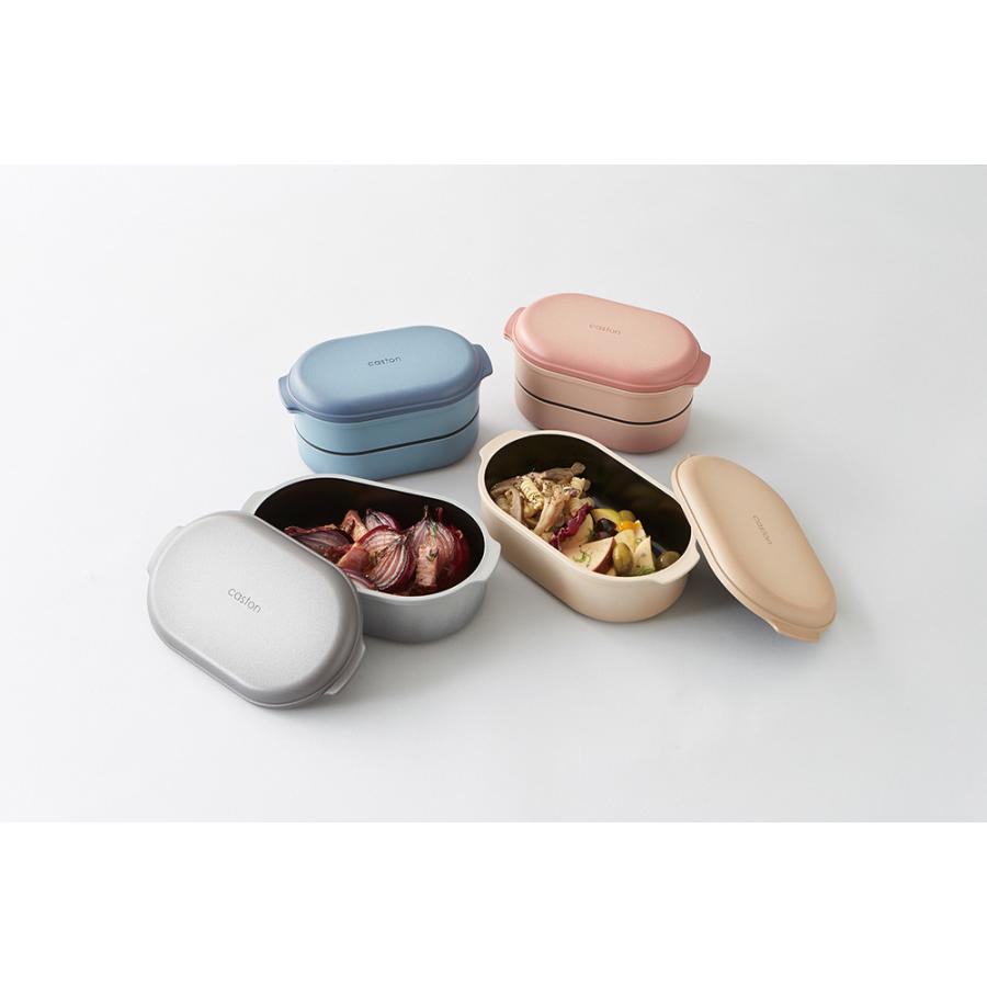 TAKENAKA（竹中） caston キャストン 弁当箱 2段 500ml 送料無料 ランチBOX 食洗機対応 電子レンジ対応 BPAフリー ...