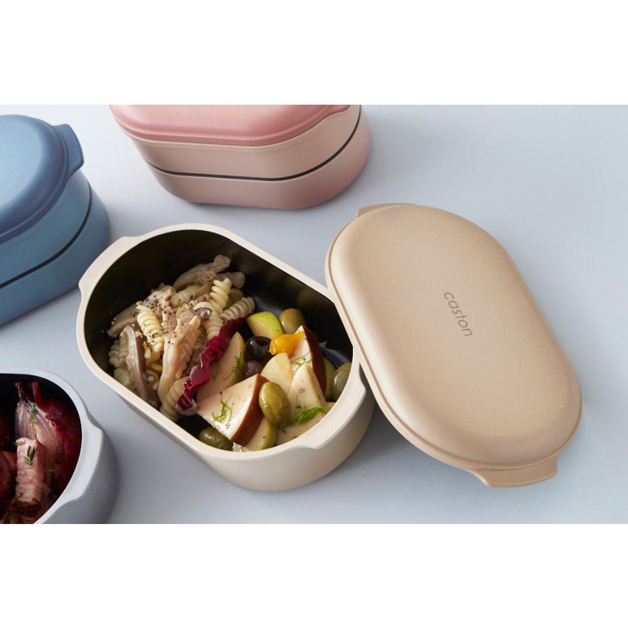 TAKENAKA（竹中） caston キャストン 弁当箱 2段 500ml 送料無料 ランチBOX 食洗機対応 電子レンジ対応 BPAフリー ...