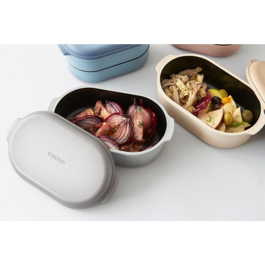 TAKENAKA（竹中） caston キャストン 弁当箱 2段 500ml 送料無料 ランチBOX 食洗機対応 電子レンジ対応 BPAフリー ...