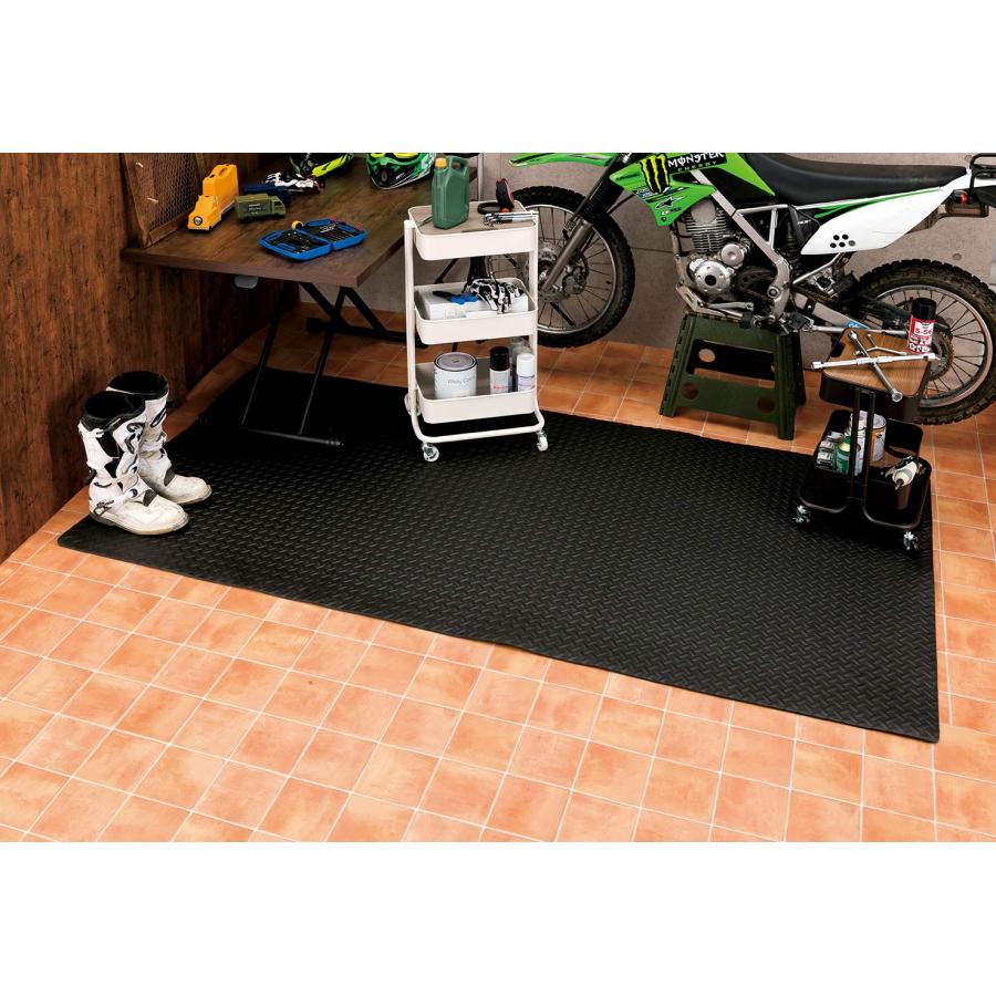 武田コーポレーション 【床キズ防止・防音効果・床保護マット】 ブラック 117×236×0.7cm ロールチェッカープレート CP-R236 : タツキエンタープライズ - 通販 ...