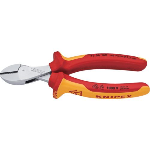 KNIPEX 7306−160 X−CUT 絶縁コンパクトニッパー (7306160) (471-5900) : タツマックスメガヤフー店 - 通販 - Yahoo!ショッピング