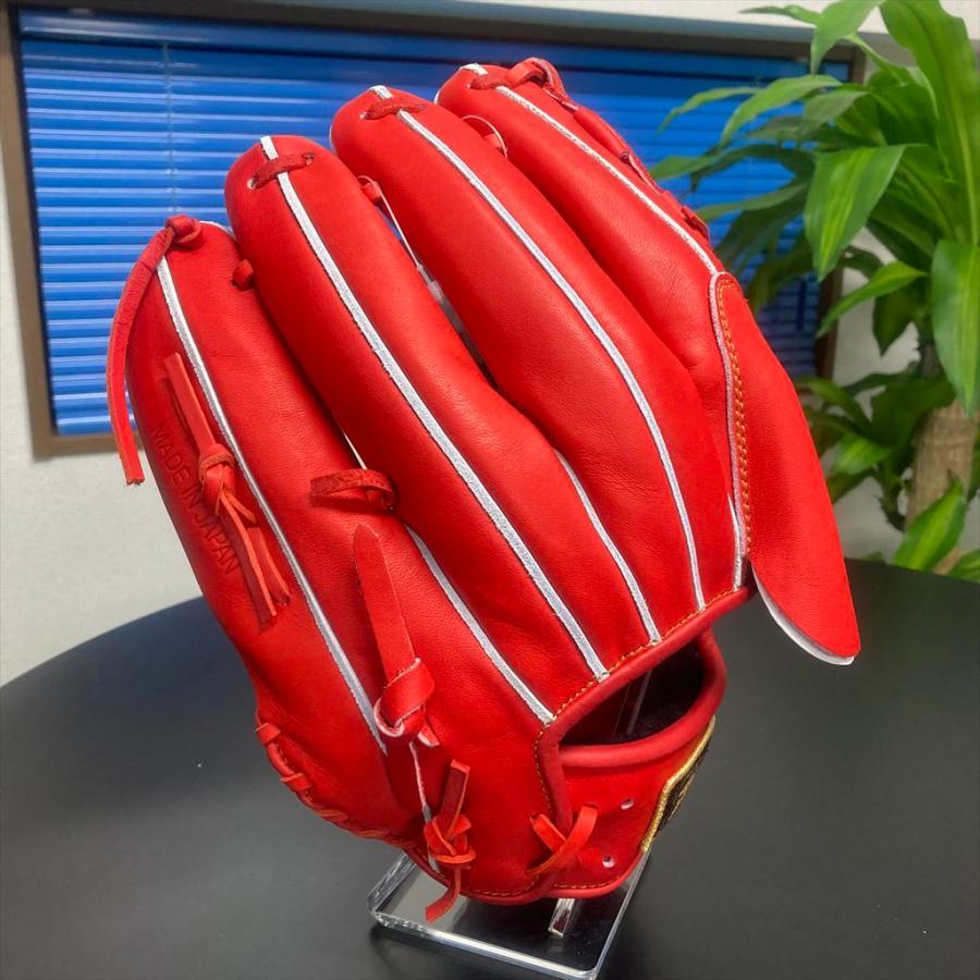 ゼット ZETT ゼット 硬式グラブ 投手用 プロステイタス BPROG411 右投げ用(LH）Dオレンジ グラブ袋刺しゅう無料 : フォーリーフベース - 通販 - Yahoo!ショッピング