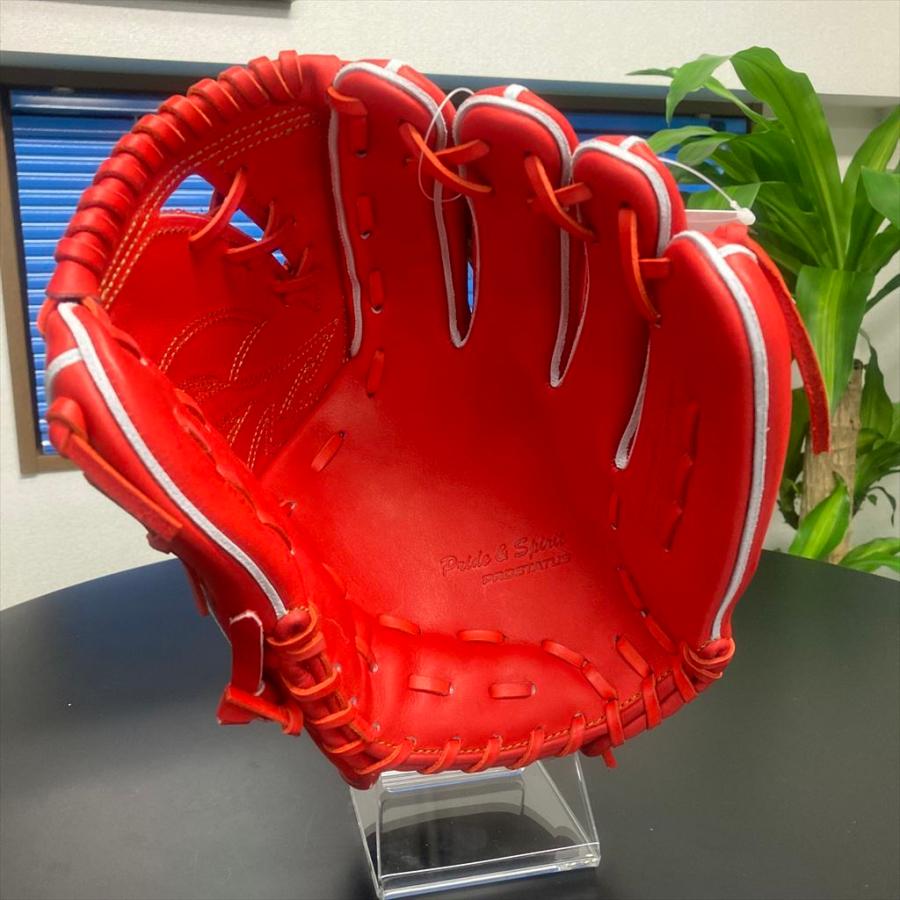 ゼット ZETT ゼット 硬式グラブ 投手用 プロステイタス BPROG411 右投げ用(LH）Dオレンジ グラブ袋刺しゅう無料 : フォーリーフベース - 通販 - Yahoo!ショッピング