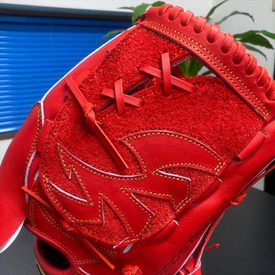 ゼット ZETT ゼット 硬式グラブ 投手用 プロステイタス BPROG411 右投げ用(LH）Dオレンジ グラブ袋刺しゅう無料 : フォーリーフベース - 通販 - Yahoo!ショッピング