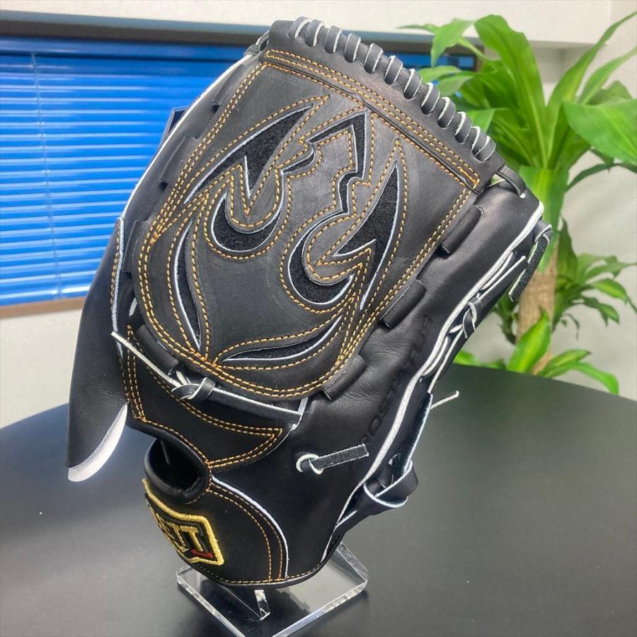 ゼット ZETT ゼット 硬式グラブ 投手用 プロステイタス BPROG611 右投げ用(LH）ブラック グラブ袋刺しゅう無料 : フォーリーフベース - 通販 - Yahoo!ショッピング