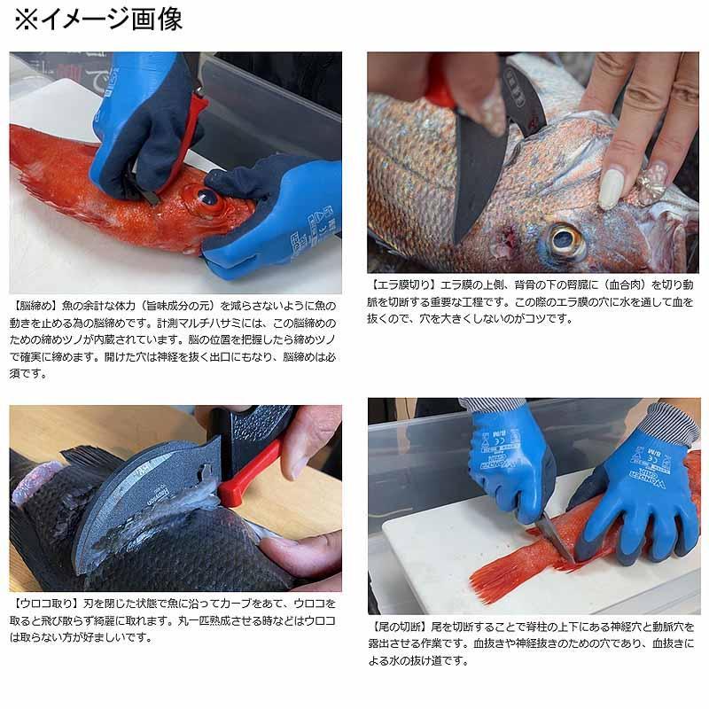 Hapyson 津本式 計測 マルチハサミ ハピソン YQ-880-B ブルー 194281 ハサミ ウロコ取り 鬼締め 血抜き 神経締め 締め具 神経抜き : FISHING ...