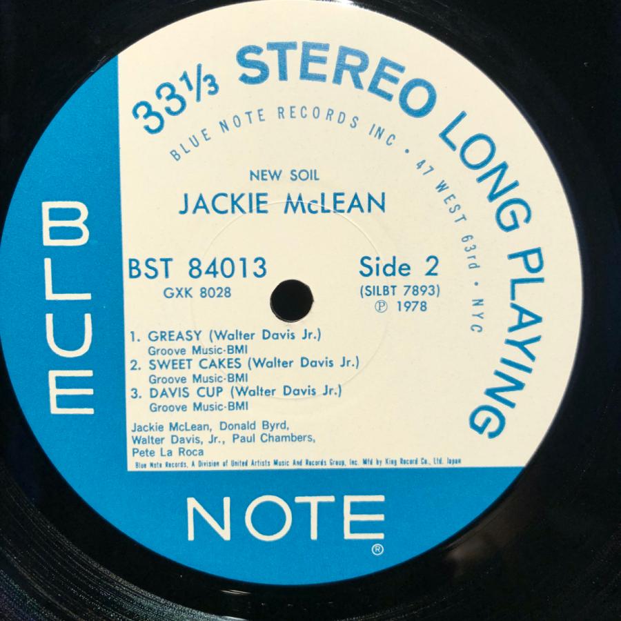 Jackie McLean / New Soil LP BLUENOTE・King Record :D-214:tatsuda records - 通販 - Yahoo!ショッピング