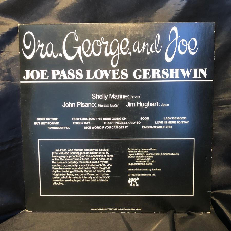 Joe Pass Ira, George And Joe / Joe Pass Loves Gershwin LP Pablo Records ...
