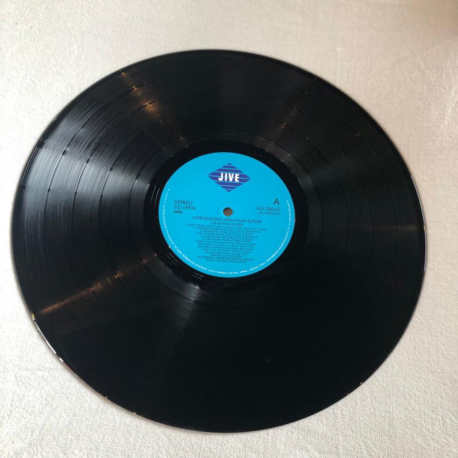 Jonathan Butler / Introducing Jonathan Butler LP Jive :D-2424:tatsuda ...