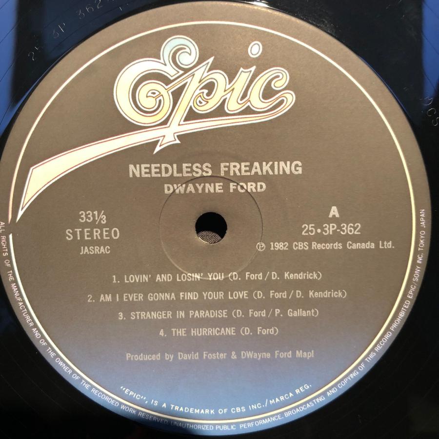 Dwayne Ford / Needless Freaking LP Epic ・SONY : tatsuda records - 通販 - Yahoo!ショッピング