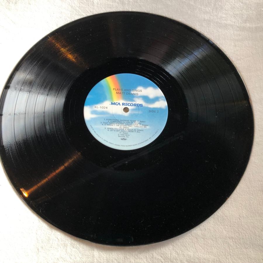 Matt Dennis / Plays And Sings Matt Dennis LP Kapp Records ・WEA MUSIC ...