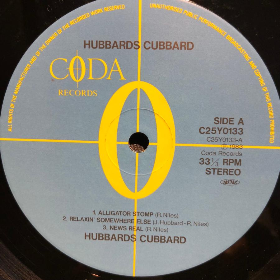 Hubbards Cubbard / LP Coda Records : tatsuda records - 通販 - Yahoo!ショッピング