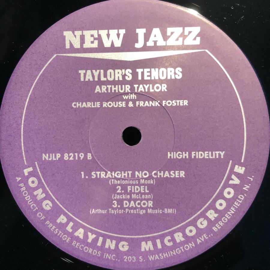 Arthur Taylor Charlie Rouse, Frank Foster / Taylor's Tenors LP NEW JAZZ ...