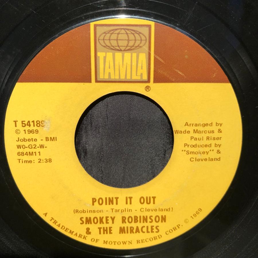 Smokey Robinson & The Miracles / Point It Out Darling Dear 7inch Tamla ...