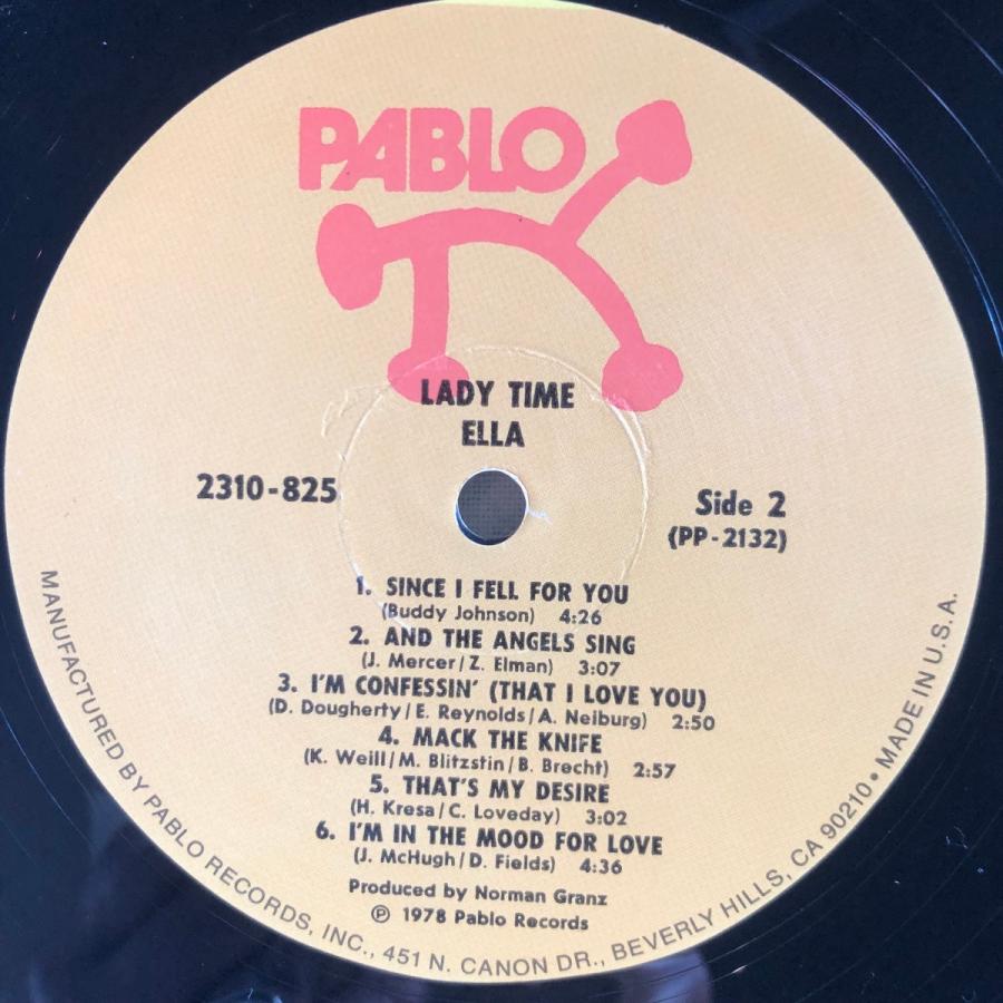 Ella Fitzgerald With Jackie Davis And Louie Bellson / Lady Time LP ...