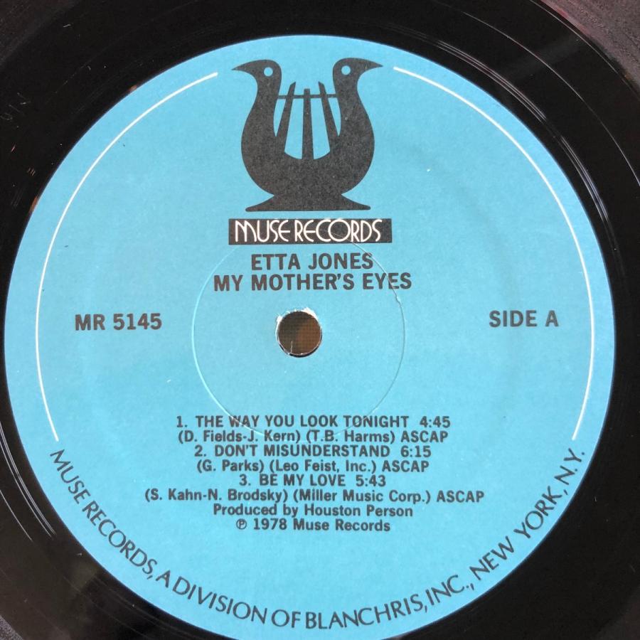 Etta Jones / My Mother's Eyes LP Muse Records : tatsuda records - 通販 - Yahoo!ショッピング