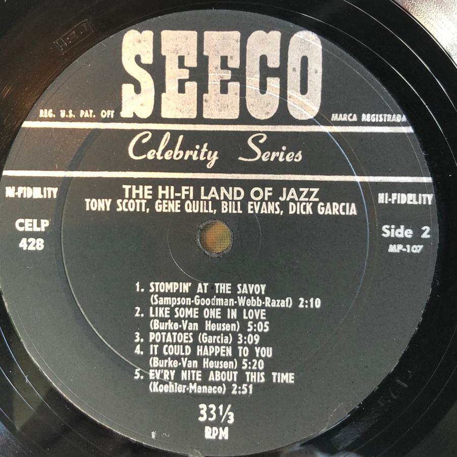 Tony Scott , Bill Evans, Gene Quill, Dick Garcia / The Hi-Fi Land Of ...